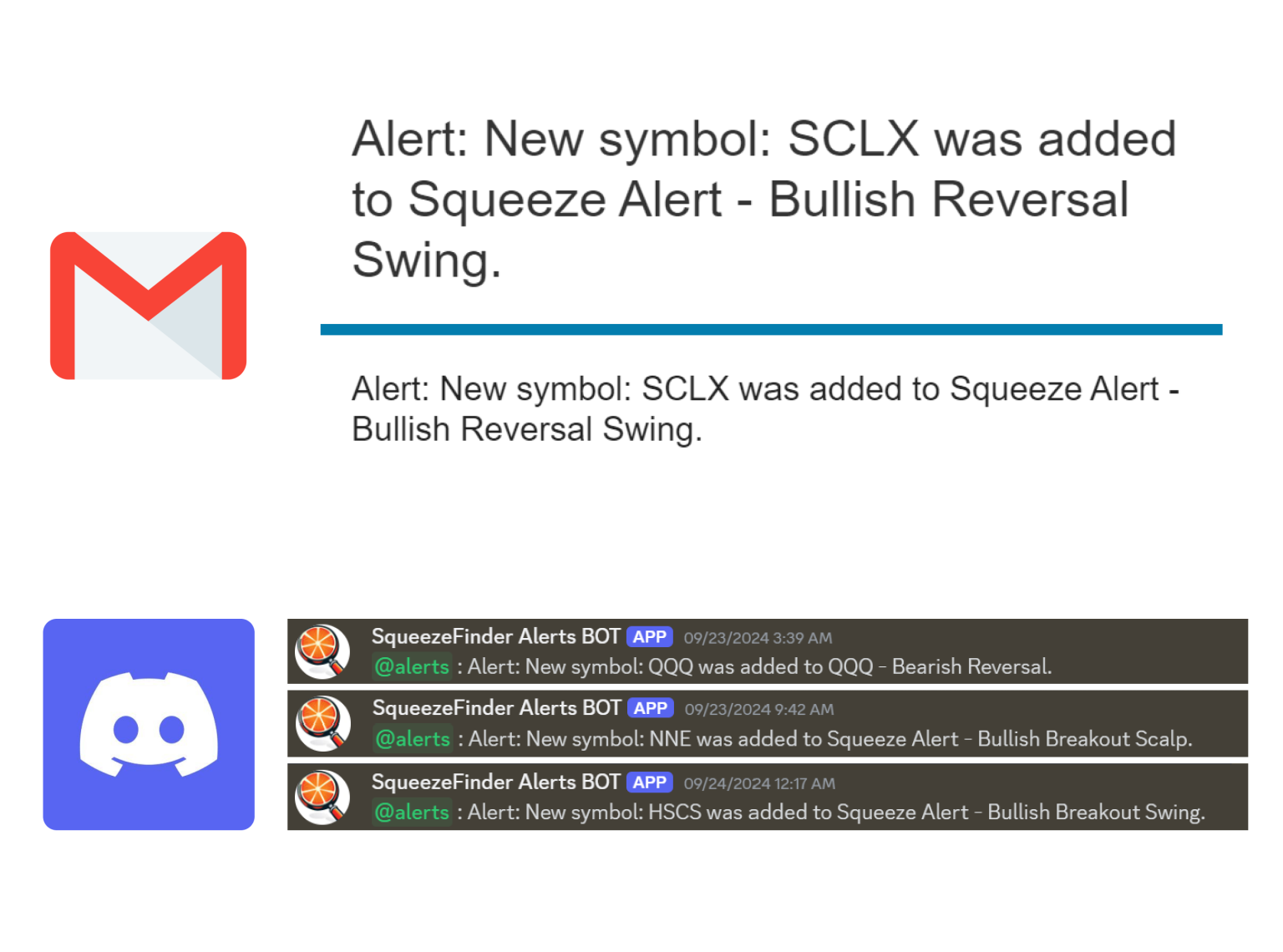 Alerts Service – Squeeze Finder
